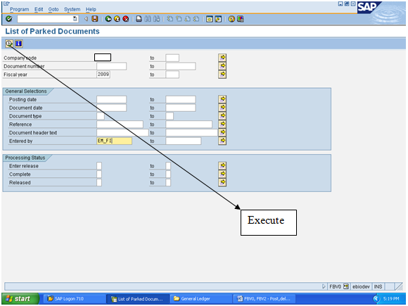 Free SAP Training Manuals: T Code-FBV0 / FBV2: SAP FI USER MANUAL