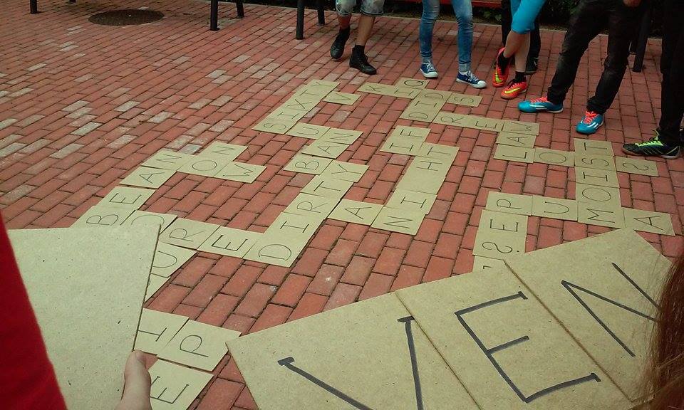 Mega Scrabble ~ Zamiast kserówki.