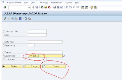SAP TECH: Create Elementary Search help using Dialog Type as "Display ...