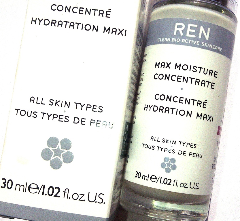 BeautySwot: REN Max Moisture Concentrate - Review
