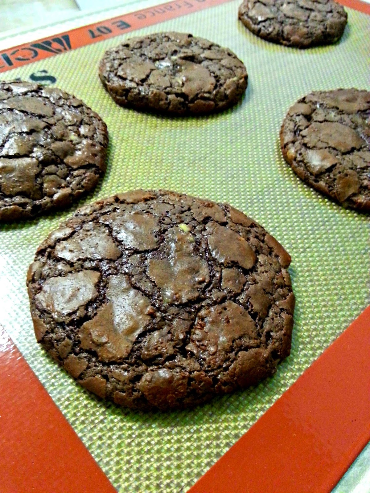Giant Chocolate Toffee Cookies
