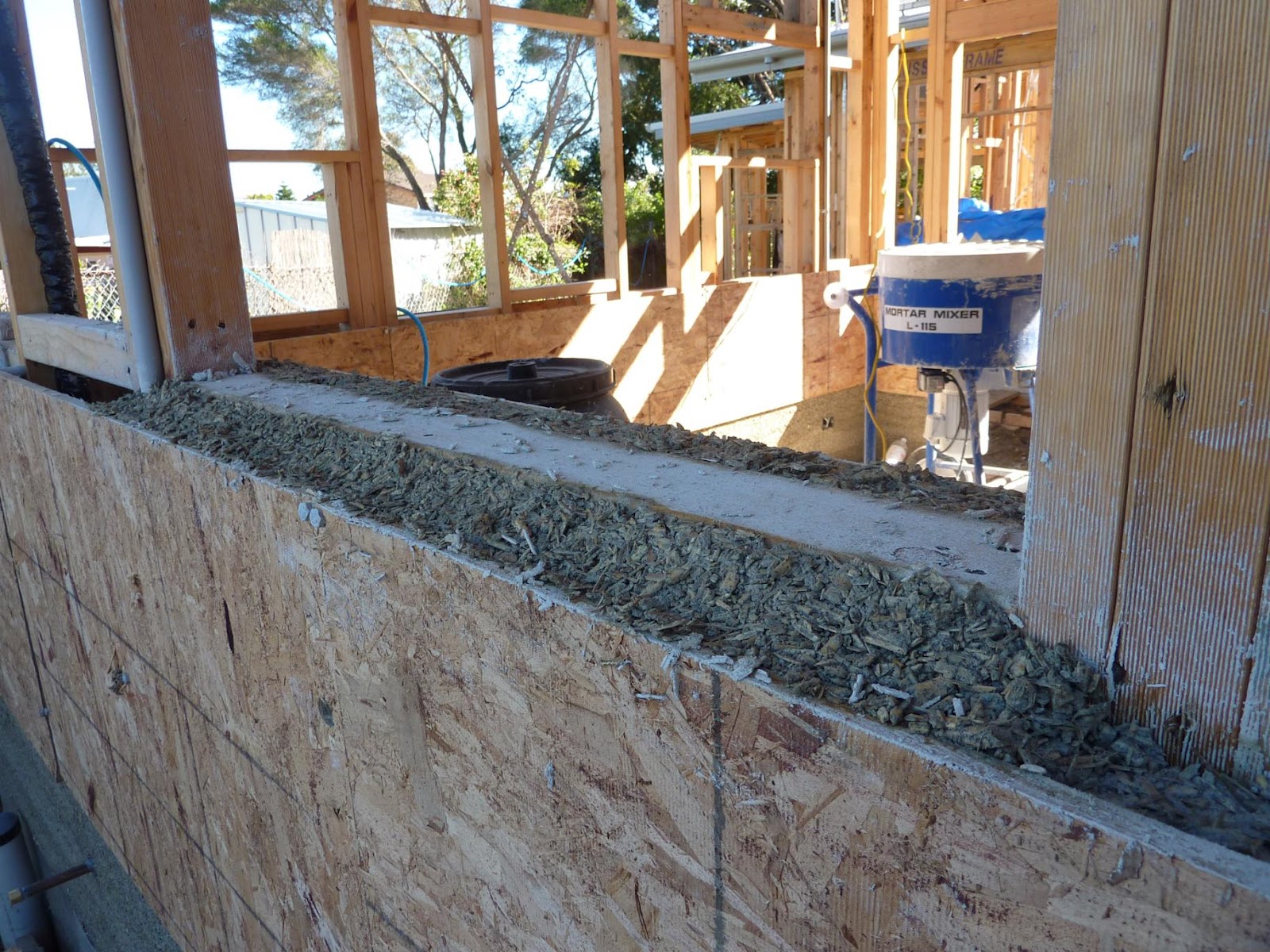 Culburra Hemp House: Hemp Walls Second Rise