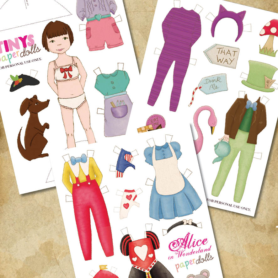 Tinysandtea: New Item: Paperdolls and Puppets!!