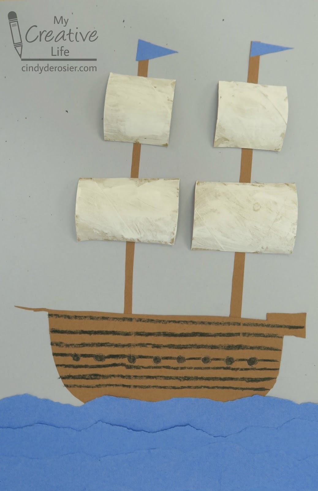 Cindy deRosier: My Creative Life: Explorer Ship Craft