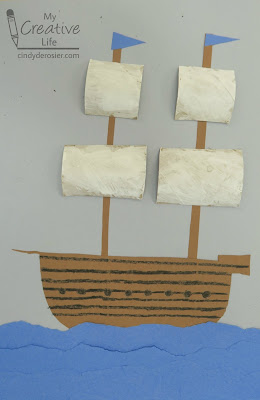 Cindy deRosier: My Creative Life: Explorer Ship Craft