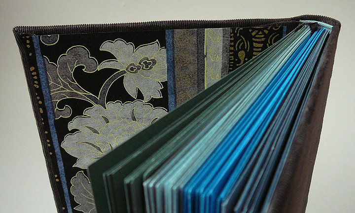 A Journal with Colored Paper, Colored Thread