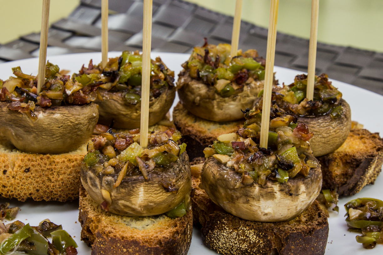 LA COCINA PARA TI: Pincho de champiñón con jamón
