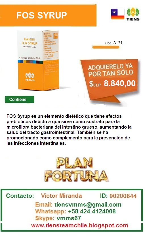 Tiens Chile - Buscamos Netwokers Profesionales: FOS SYRUP