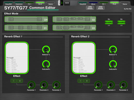 MATRIXSYNTH: MD77: Voice Editor for Yamaha SY77/TG77 by Ibo Kai