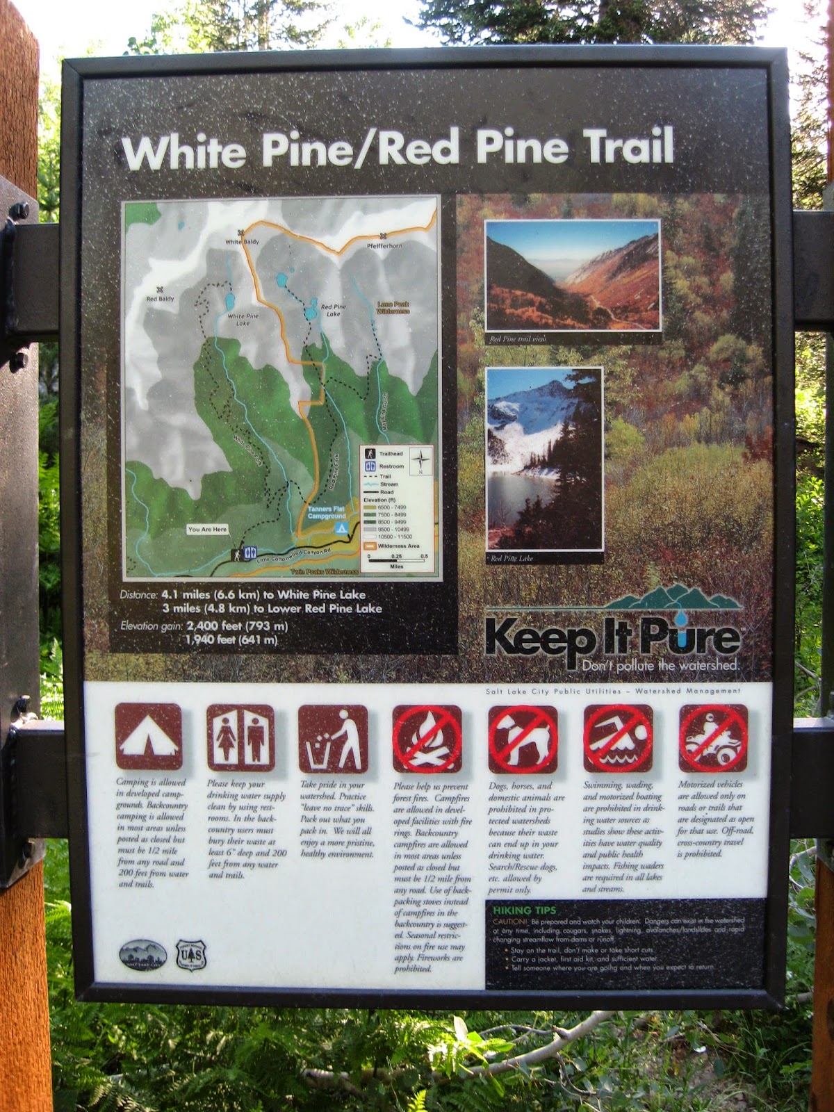 Mark's Hikes and Treks: Red Pine Lakes