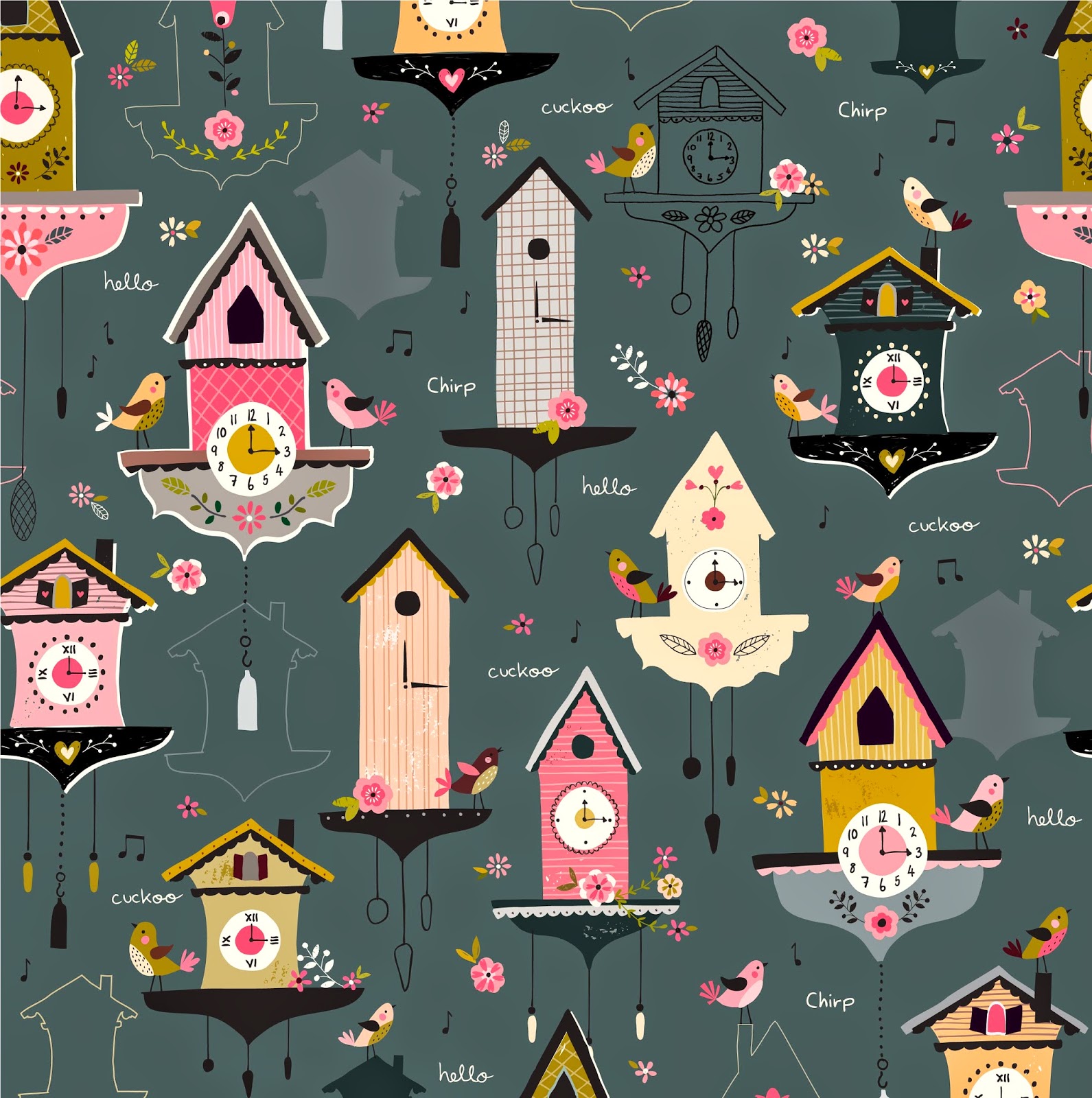 buttercup and dot: Cuckoo Clock Pattern