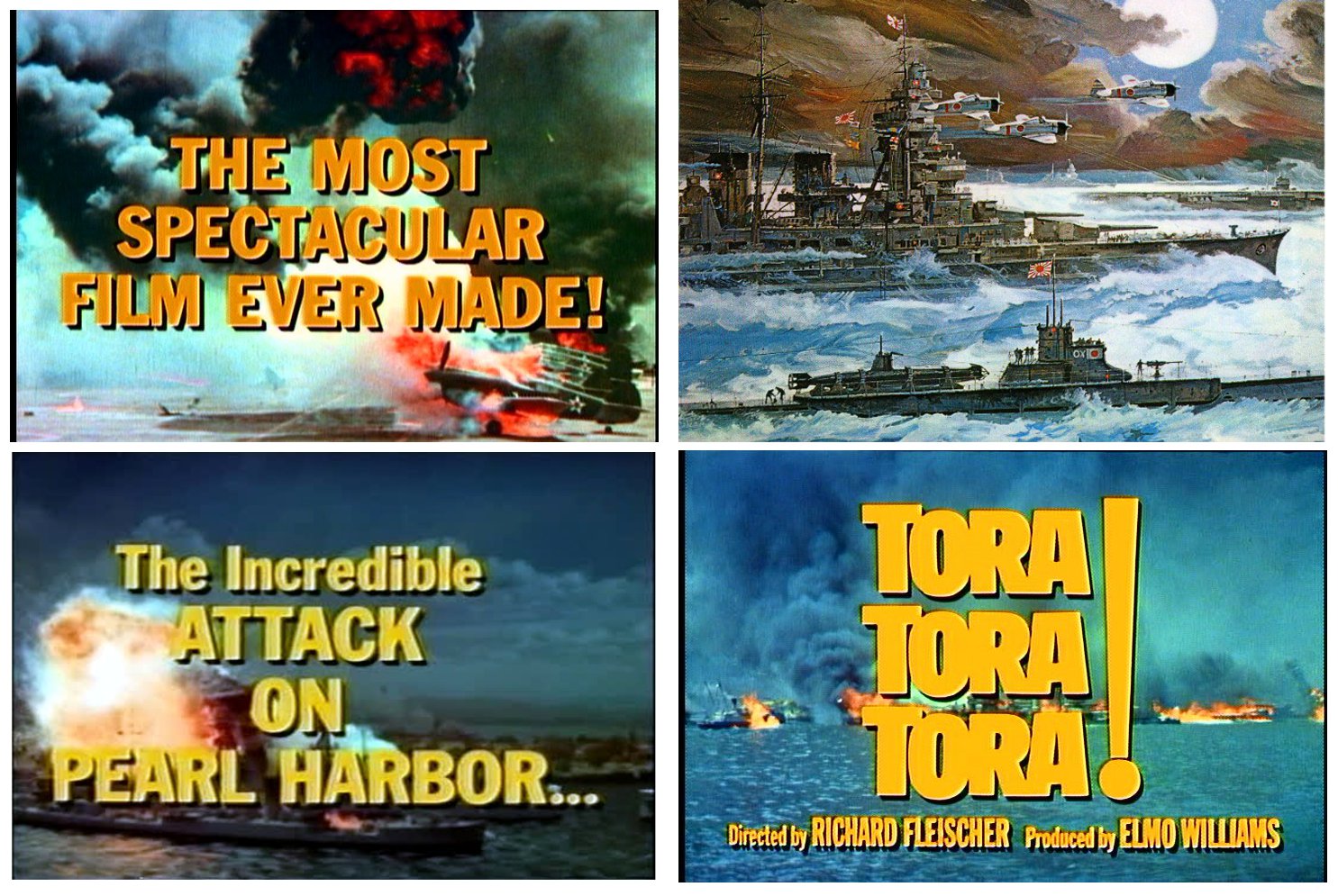 Matte Shot - a tribute to Golden Era special fx: TORA, TORA, TORA ...