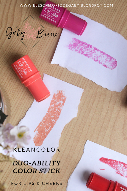 Kleancolor Duo-ability Color Stick Cheek and Lips | Review - Gaby Bueno ...