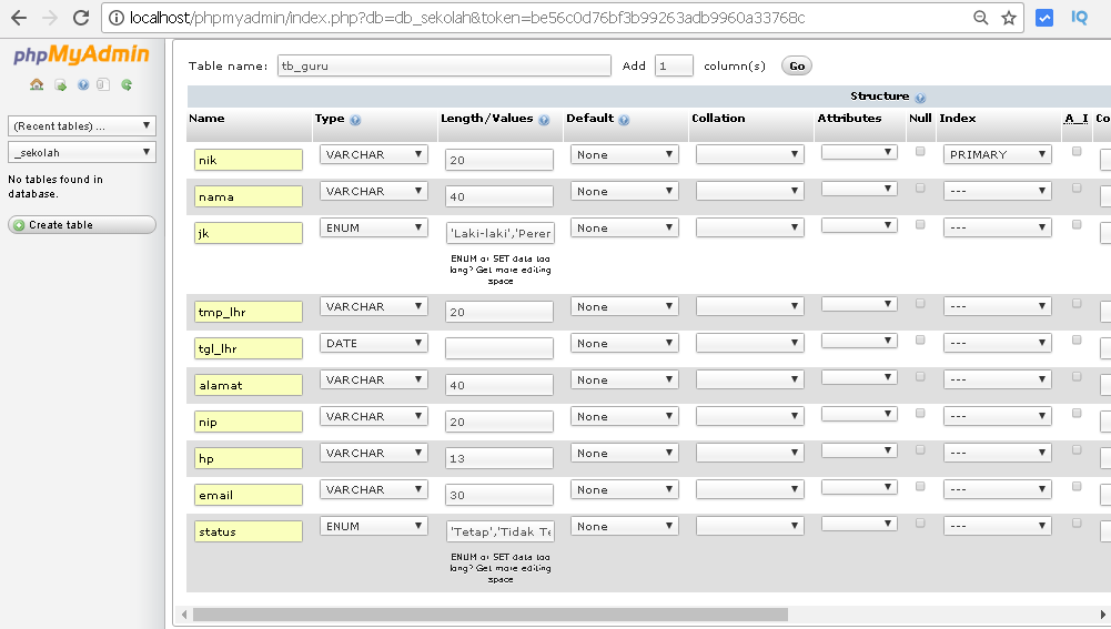 Cara Mudah Membuat Database di PhpMyAdmin