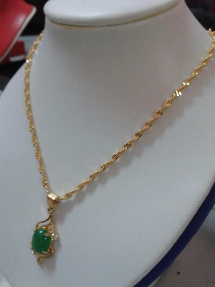 Koleksi.aleesya: Set Rantai & Buah Emas Korea-SL01-15