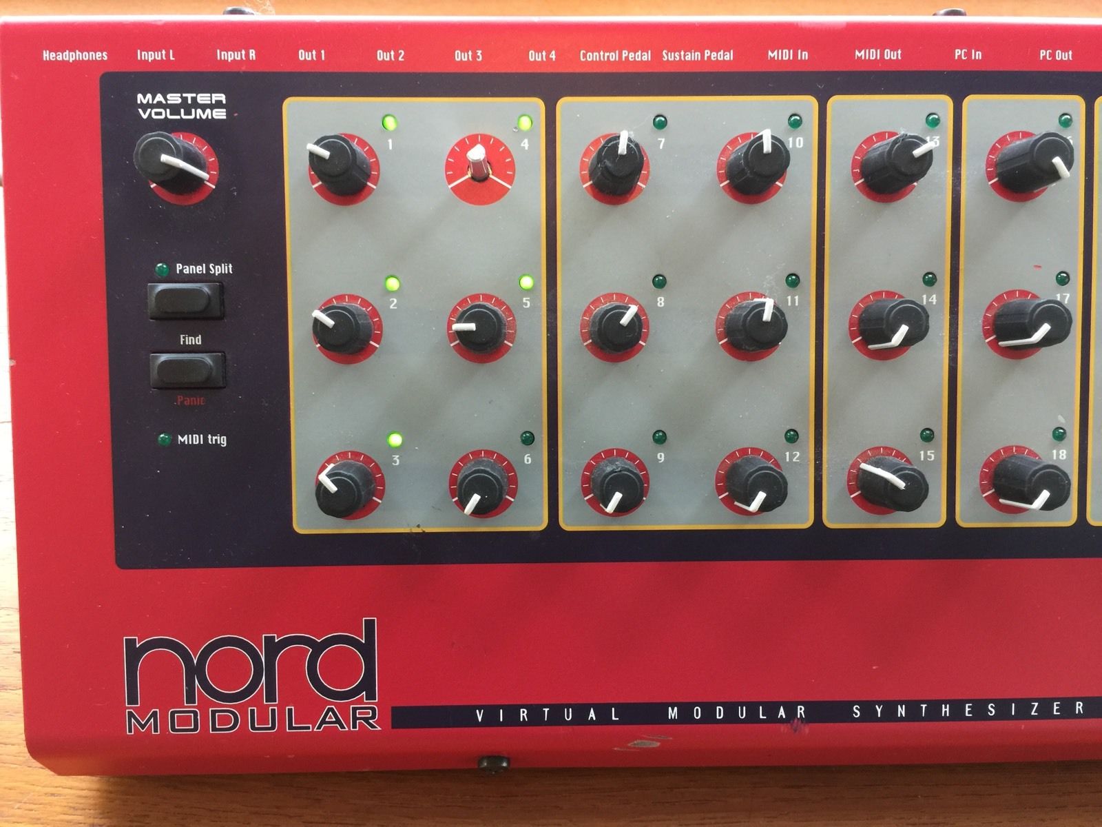 MATRIXSYNTH: NORD MODULAR Rack G1 SN 200011174