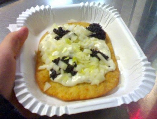 Julie Ann Brady : Blog On: Langos - Traditional Hungarian Food