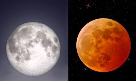 Blog do Lorenzo: Lua sangrenta: eclipse do dia 15 de abril deixará Lua ...
