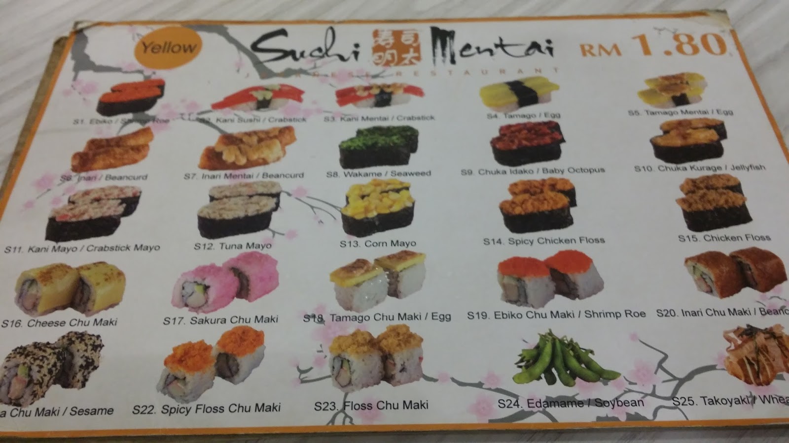 My Experience at Mentai Sushi, Puchong Jaya