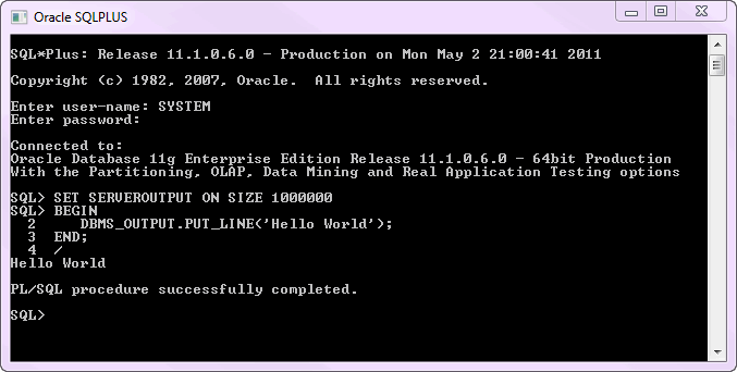 techtopicsbyme: Review of PL/SQL Block Structure