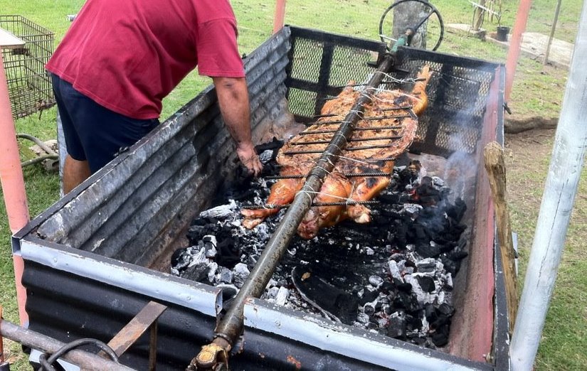 El Bohío de María : El LECHÓN EN SU VARA