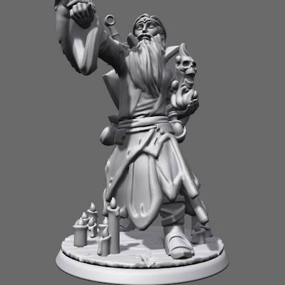 HeroForge : custom print Miniature : THE TEST ! ~ Chestnut Ink