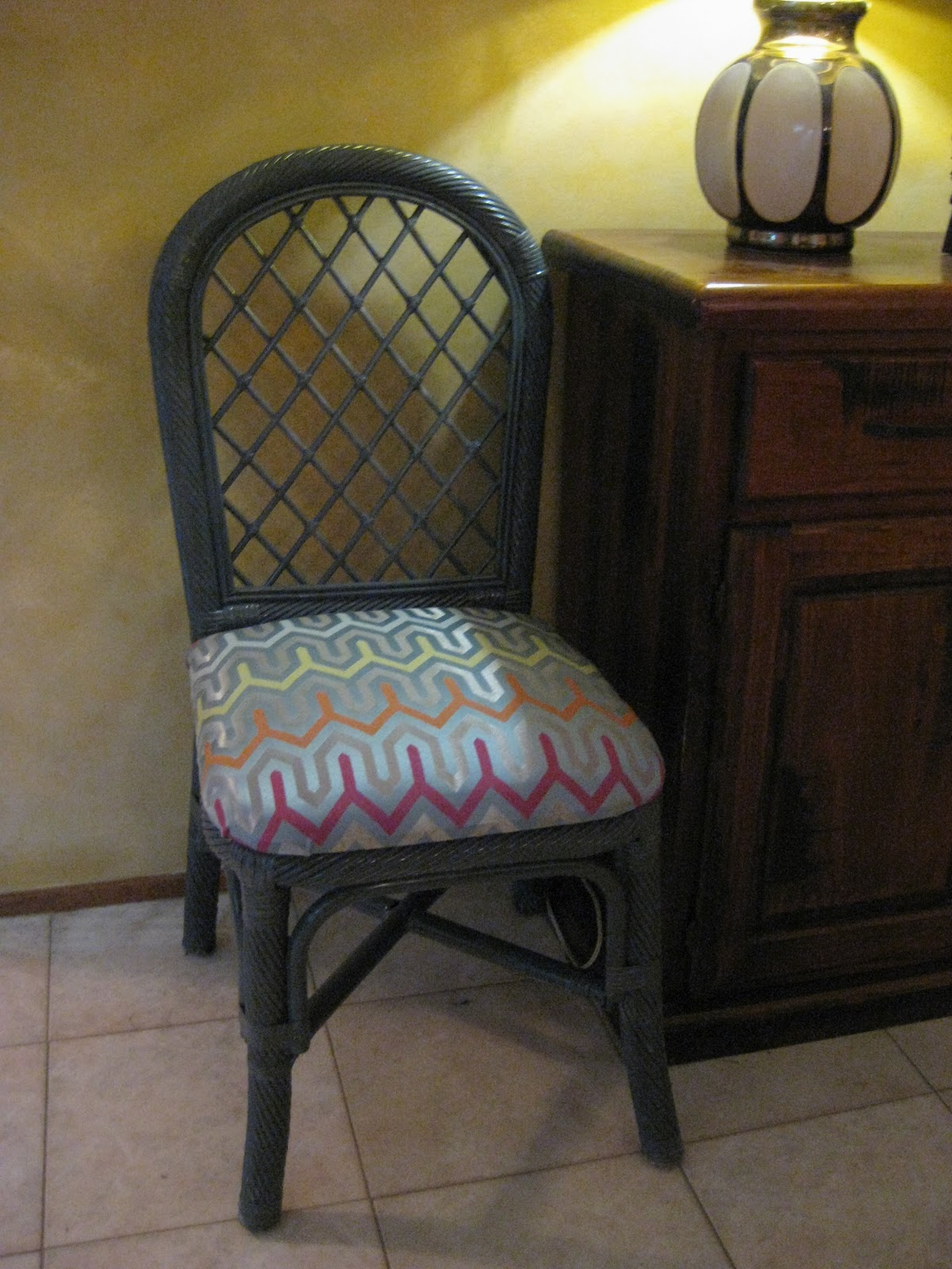 Lara's Funky Restorations: Cane Chair Restoration