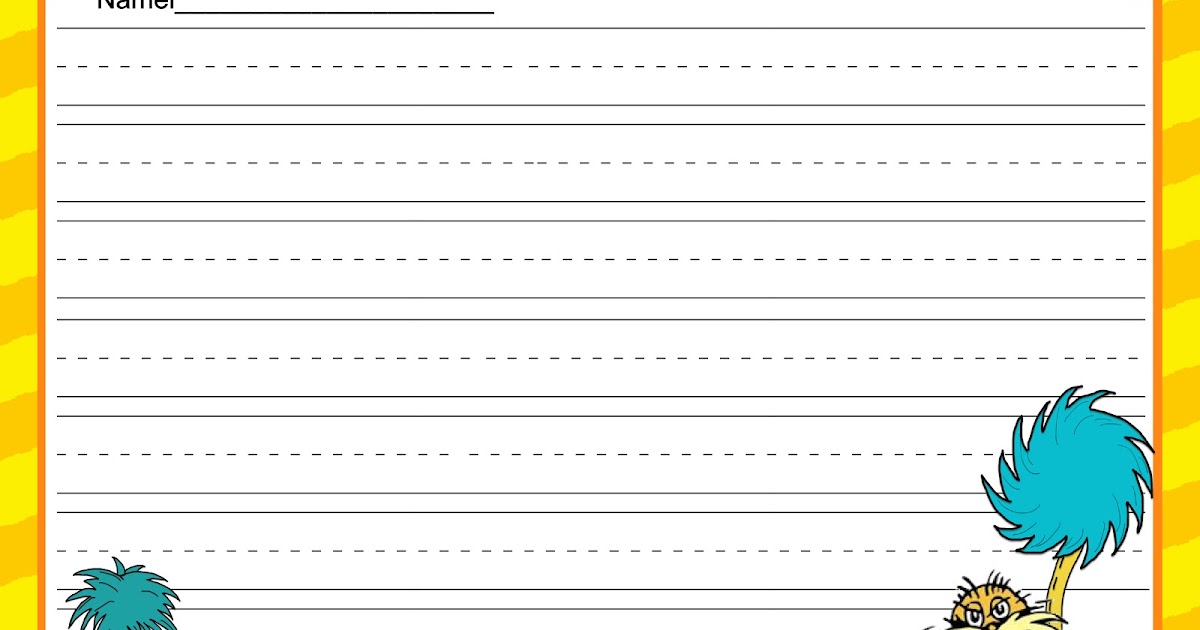 Scrap N Teach: More Dr. Seuss writing papers (primary grades)