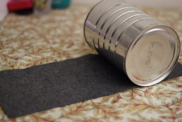 Liz Makes: Liz makes coffee can pencil holder