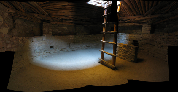 Chaco Canyon, Kiva. Imagem: Ben Frantz Dale.