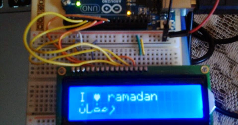 Arduino Writing Arabic Font - How to Write Arabic Letters with Arduino