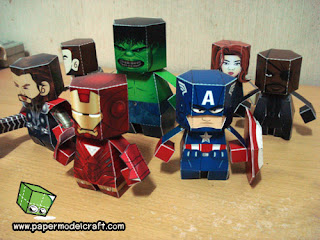 papermodel2u by Petchpaper: The Avengers :: Paper Model