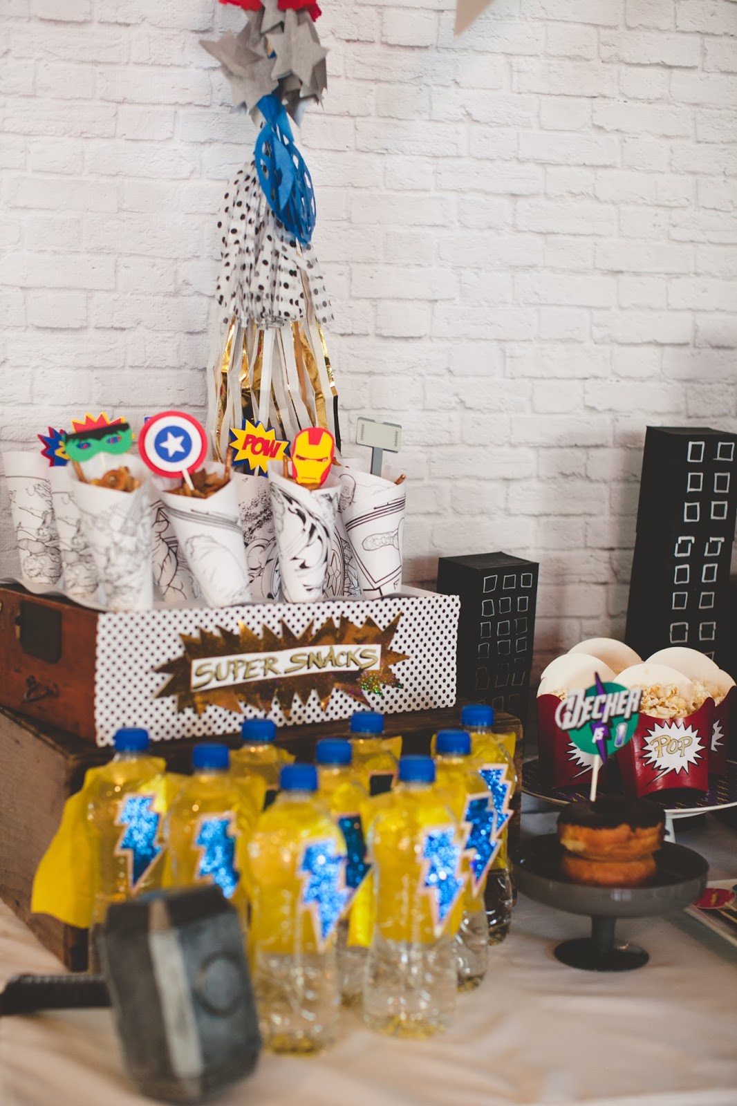 Party Bash Creations: Avenger Marvel Birthday Party