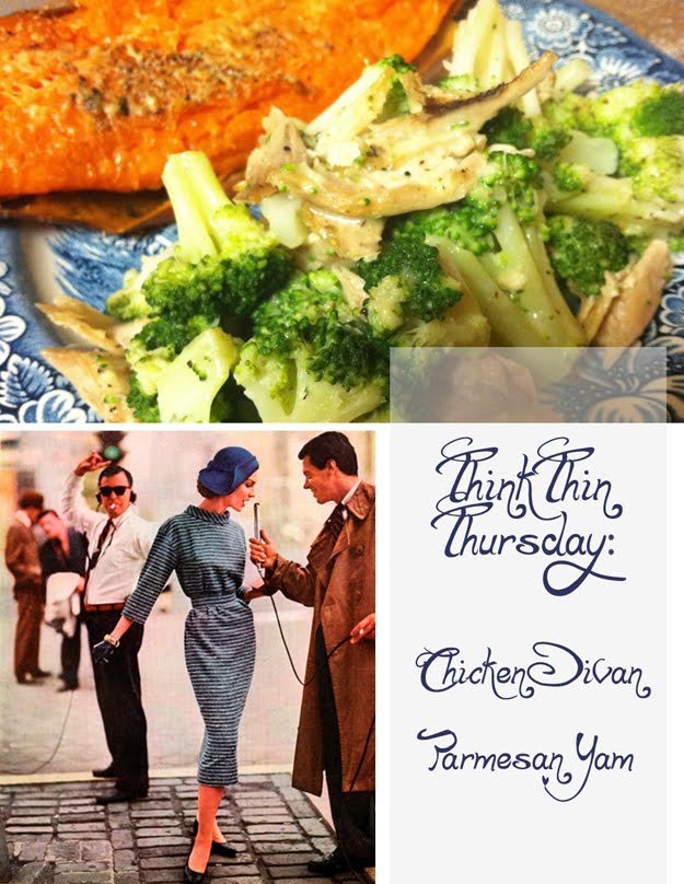 The Past on a Plate: Think Thin Thursday: Chicken Divan