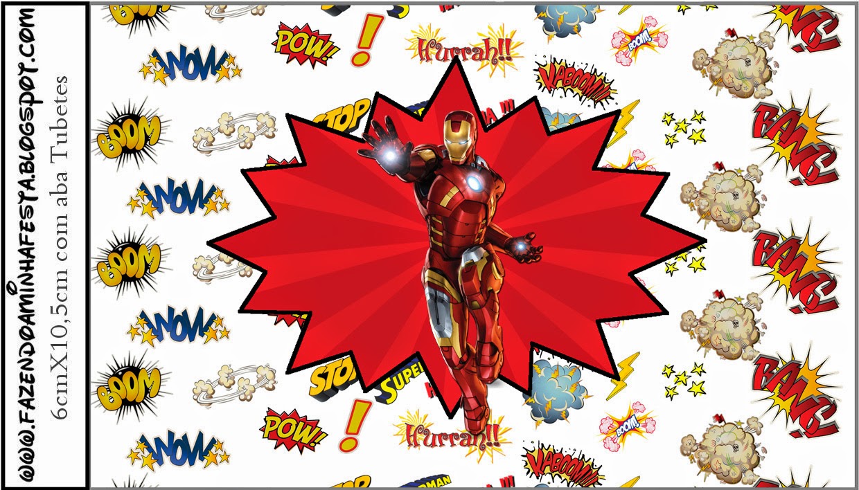 Iron Man: Free Printable Candy Bar Labels. - Oh My Fiesta! for Geeks
