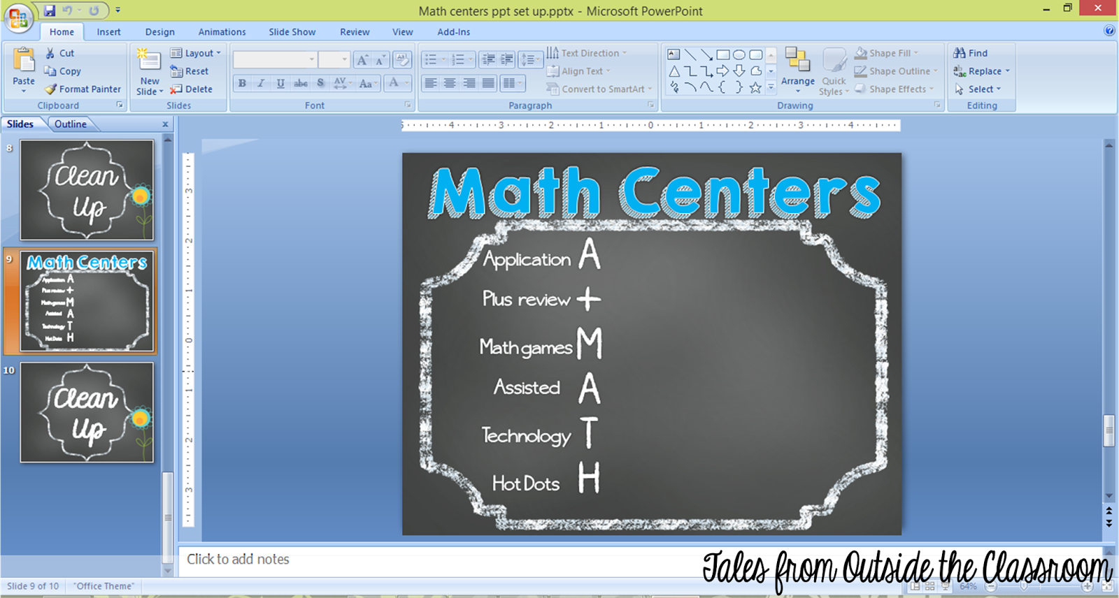 Using Powerpoint to Manage Centers Rotations | Tales from Outside the ...