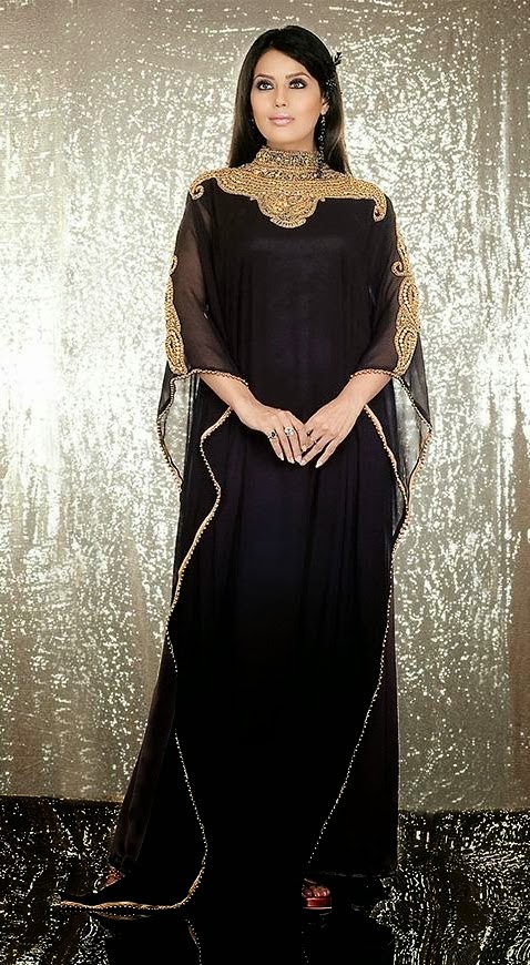 Talabiya & Kaftans Designs 2014 | Fancy Embroidered Talabiya & Kaftans ...