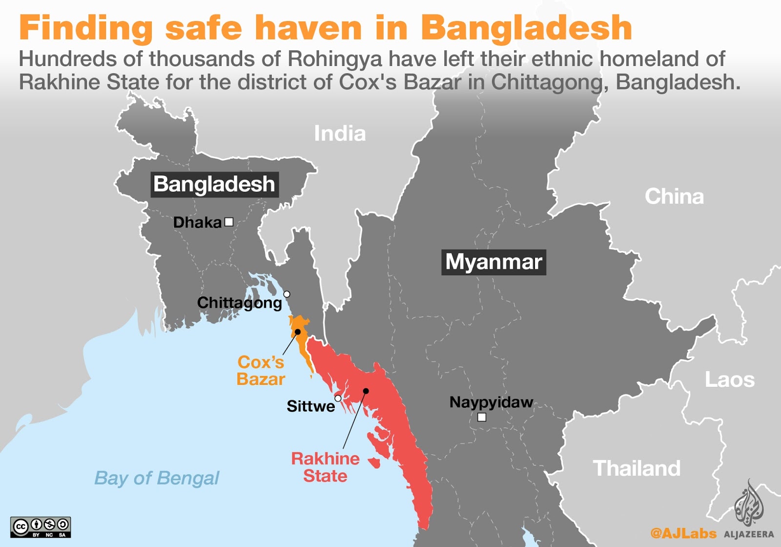 Rohingya crisis explained in maps