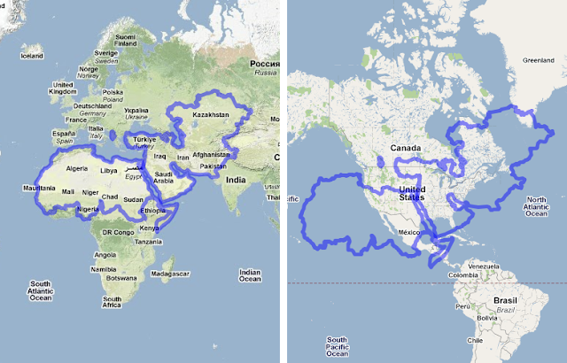 MAPfrappe: The Muslim World