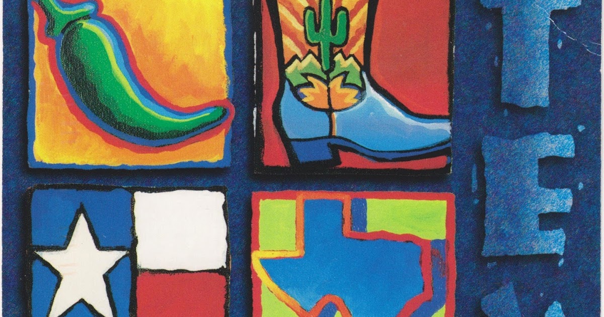 One Postcard a Day: A Collage of Texas Icons