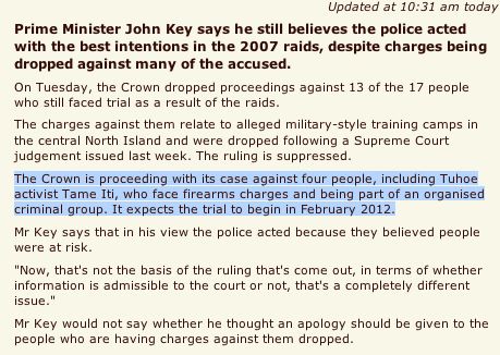 TUMEKE!: Urewera 18, 17... Operation 8... Group of 4...