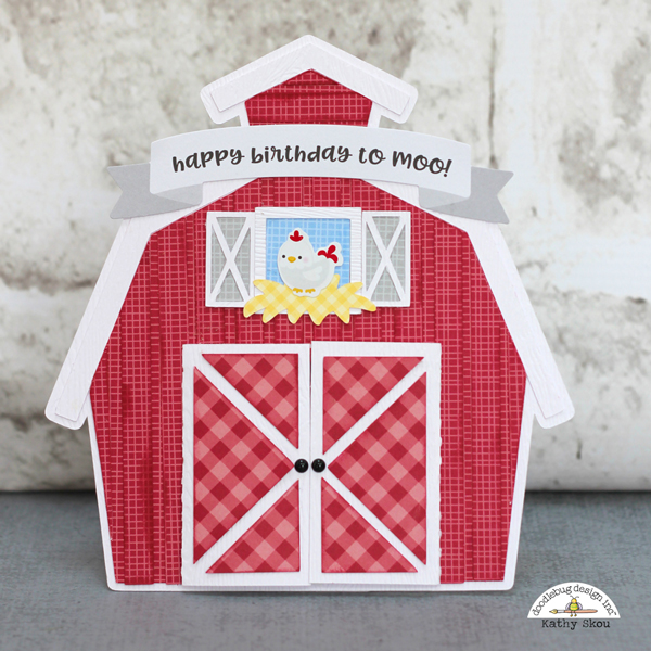 Doodlebug Design Inc Blog: Udderly Fun Down on the Farm Cards with Kathy