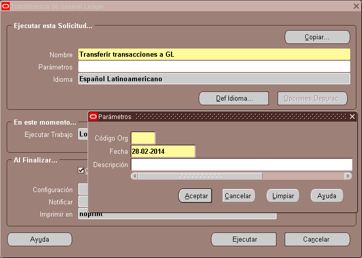 Compartiendo Tips de Oracle: Transferir transacciones a GL