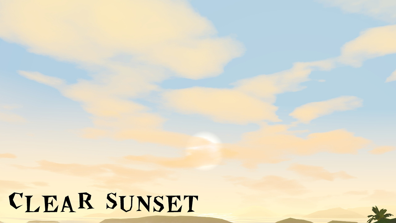 My Sims 3 Blog: Blue Skies & Sunshine Lighting Mod by Brnt Waffles