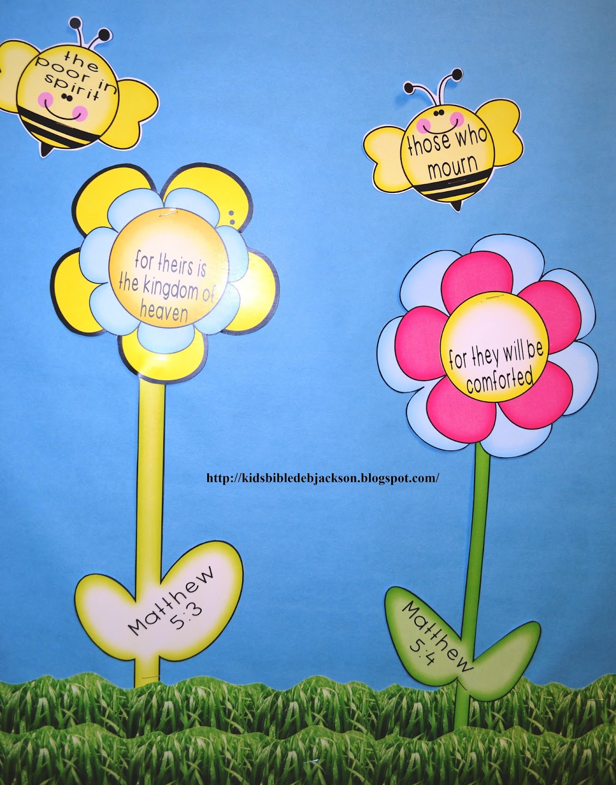 Bible Fun For Kids: The Beatitudes: Bee-Attitudes Bulletin Board & More!