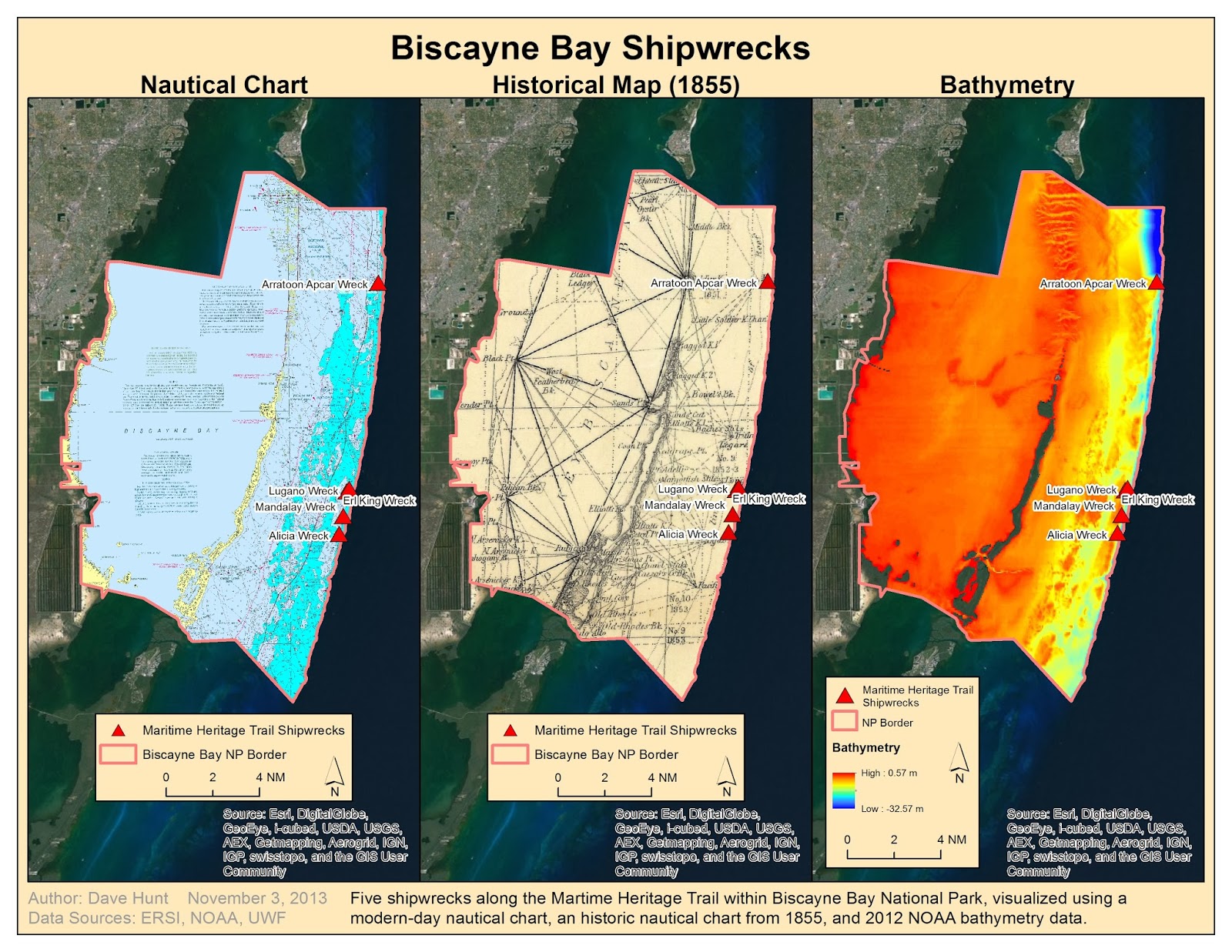 A GIS Journey: Biscayne Bay Shipwrecks - Part 1