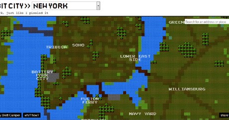 Maps Mania: 8-Bit Maps of the World