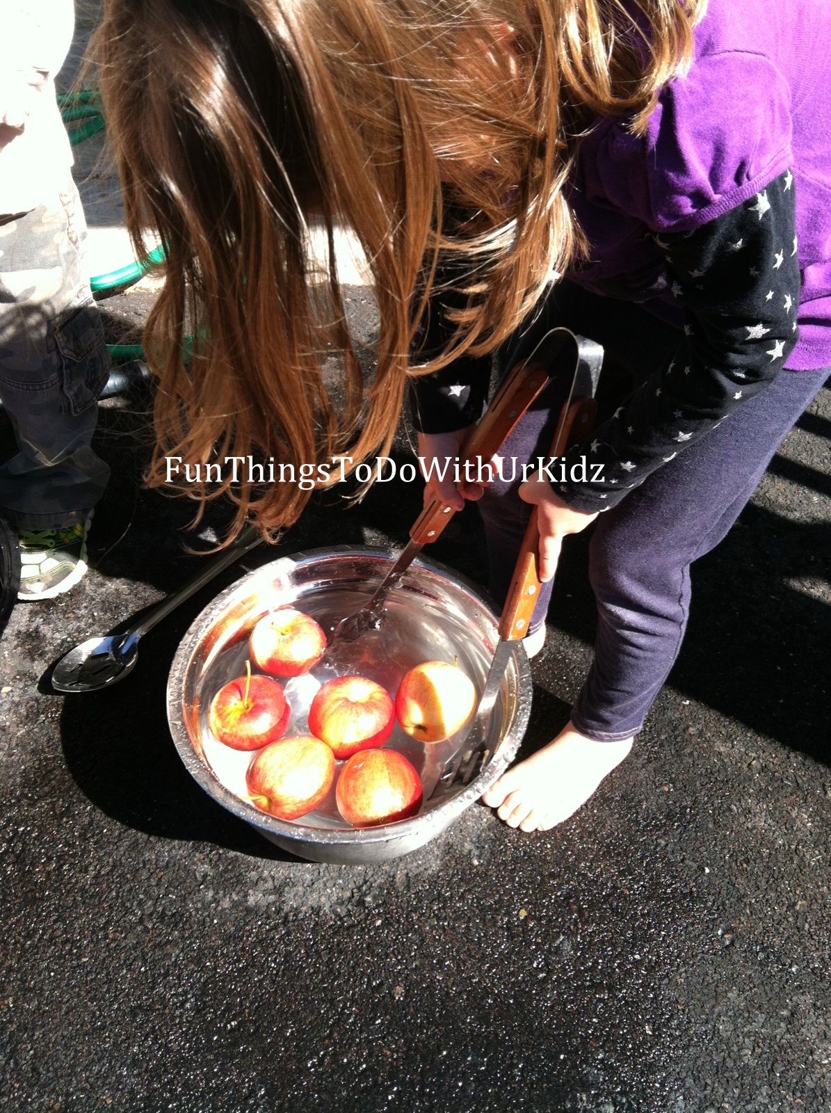 bobbing for apples