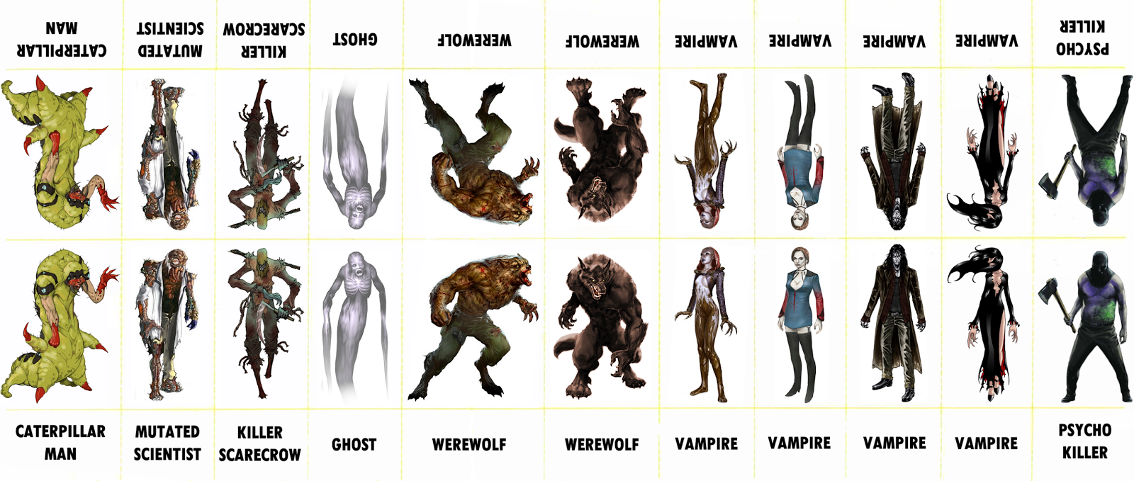 Chapter Unapproved: Paper Miniatures Horror #2