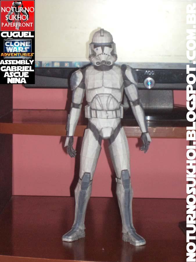 Noturno Sukhoi: Star Wars Clone Wars- Clones Kix-Sinker-Tup_Papercraft